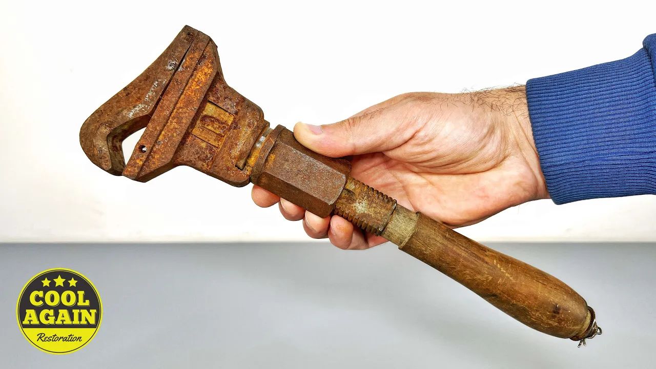 Subscriber sent me his grandfather's wrench for restoration