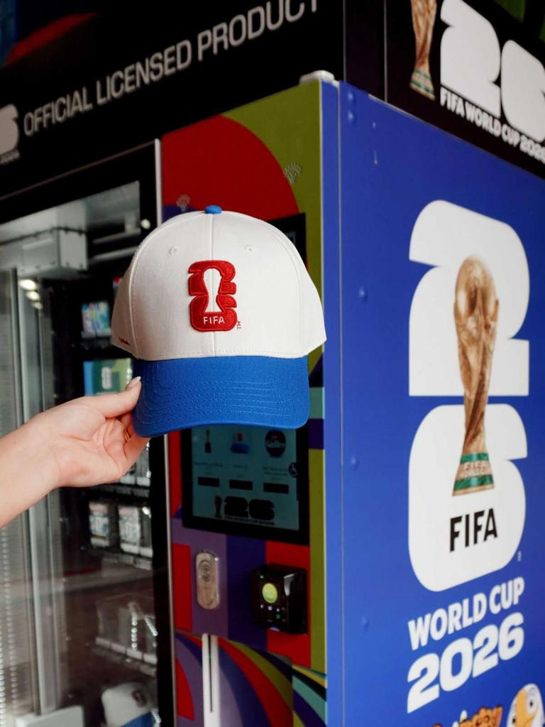 Vending machines are dispensing official FIFA World Cup merch in DFW