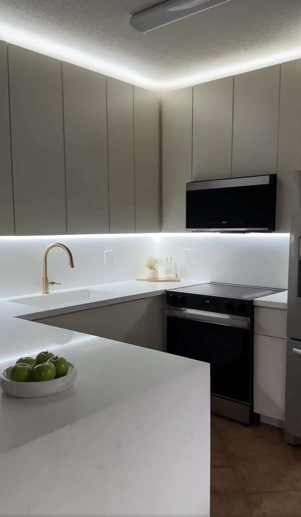 Modern kitchen renovation with a minimalist look