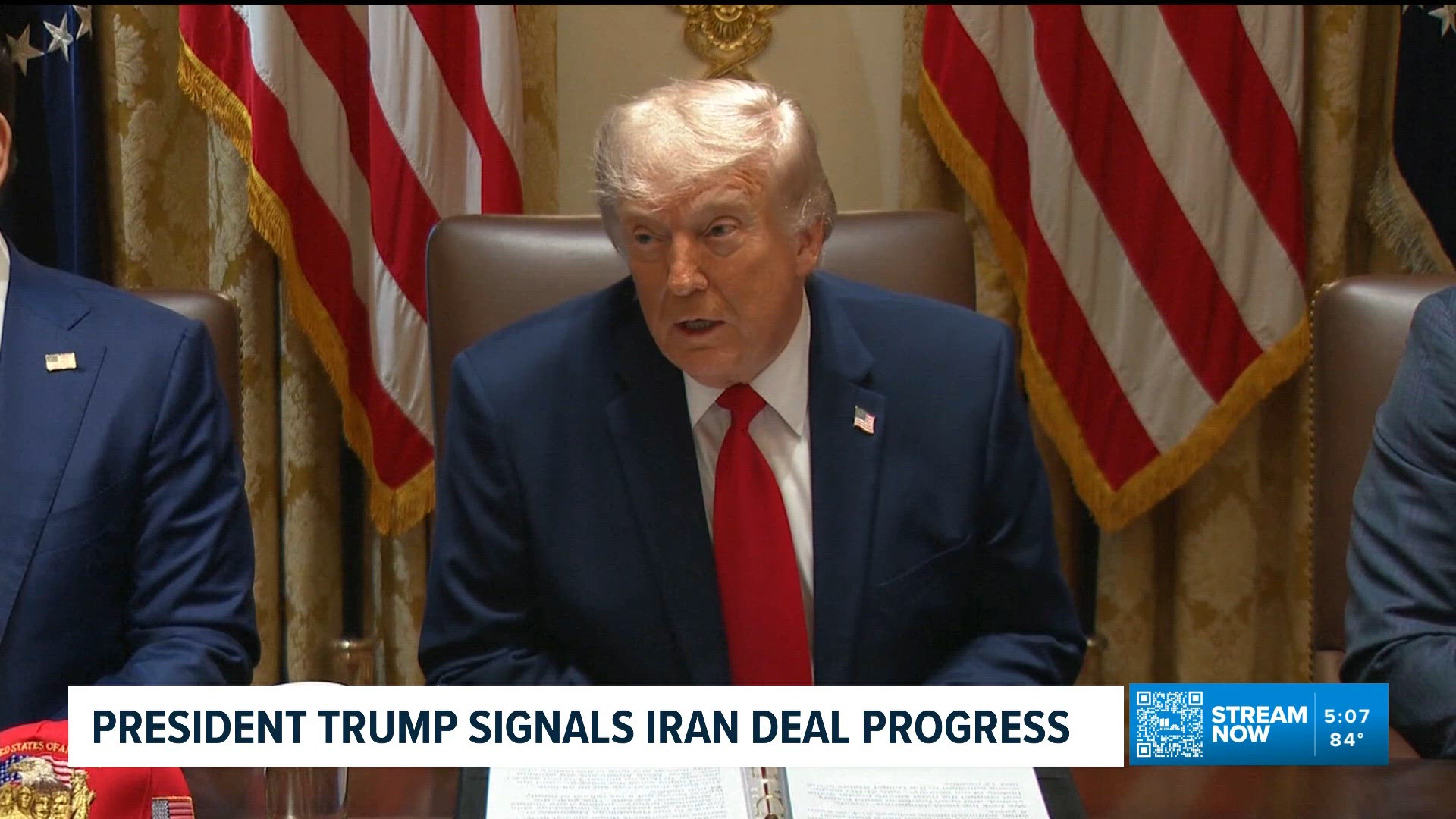Trump signals Iran deal progress