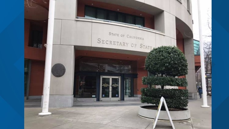 What does California's secretary of state do?