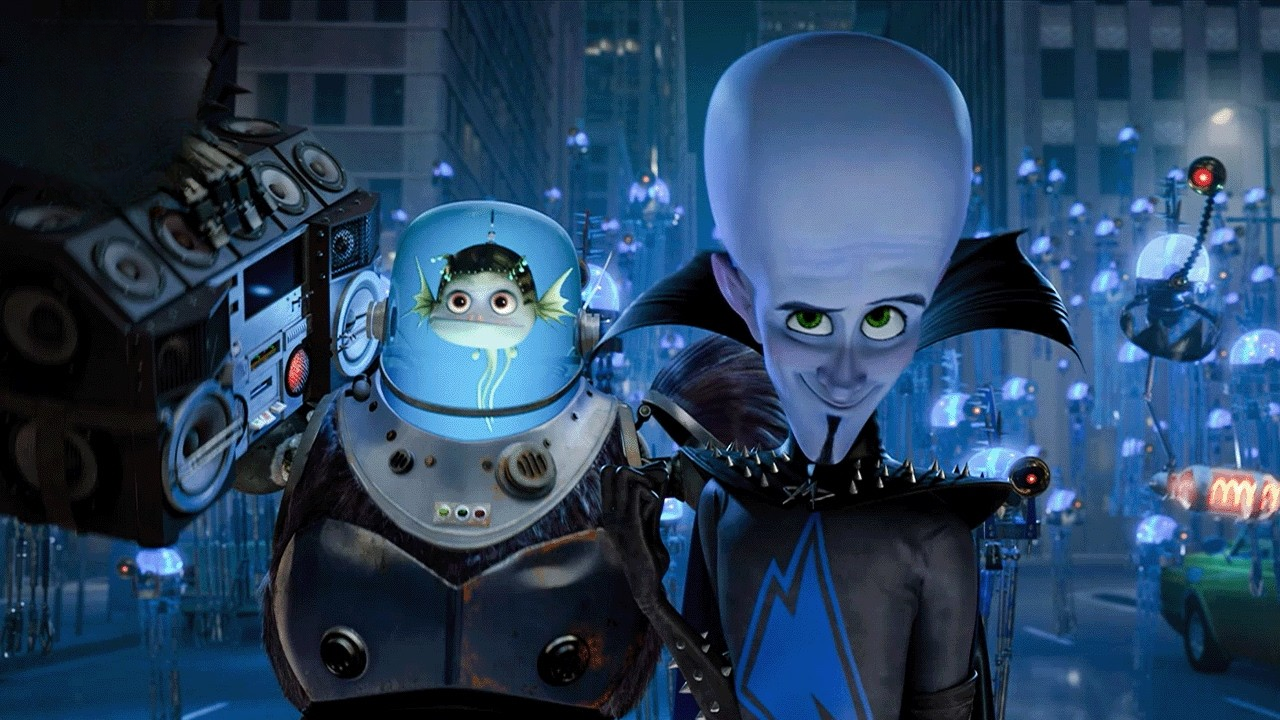 Megamind defeats Metro Man and takes over the city | Megamind