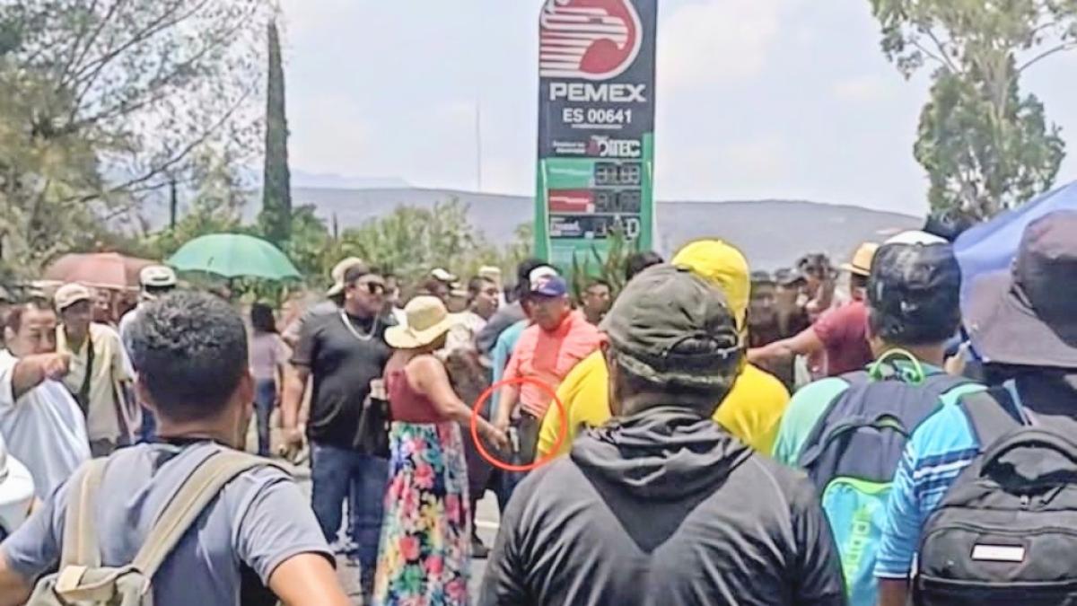 Alcalde de Mitla encabeza desalojo a balazos contra la CNTE en Oaxaca