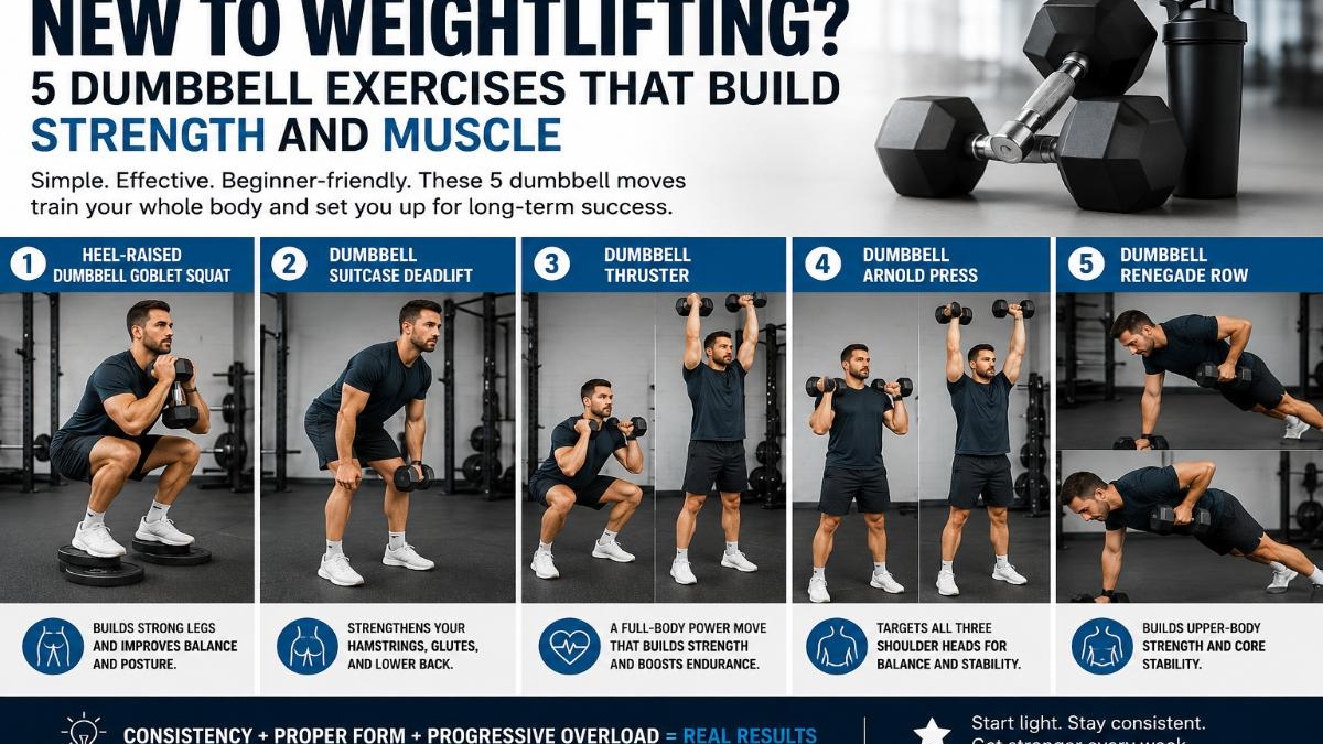 New to weightlifting? These 5 dumbbell exercises could transform your ...