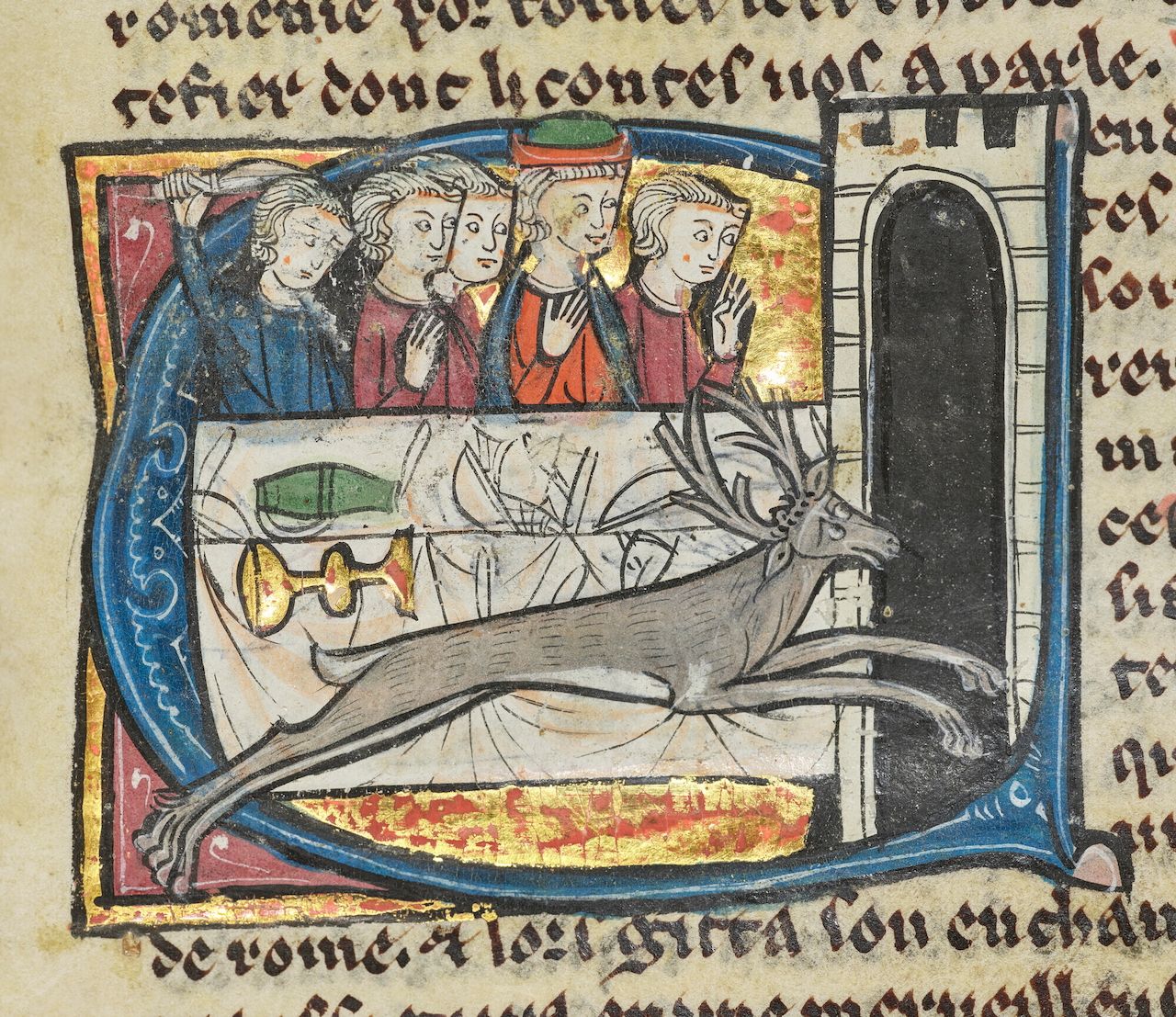 See the stunning medieval manuscript telling tales of King Arthur, in ...