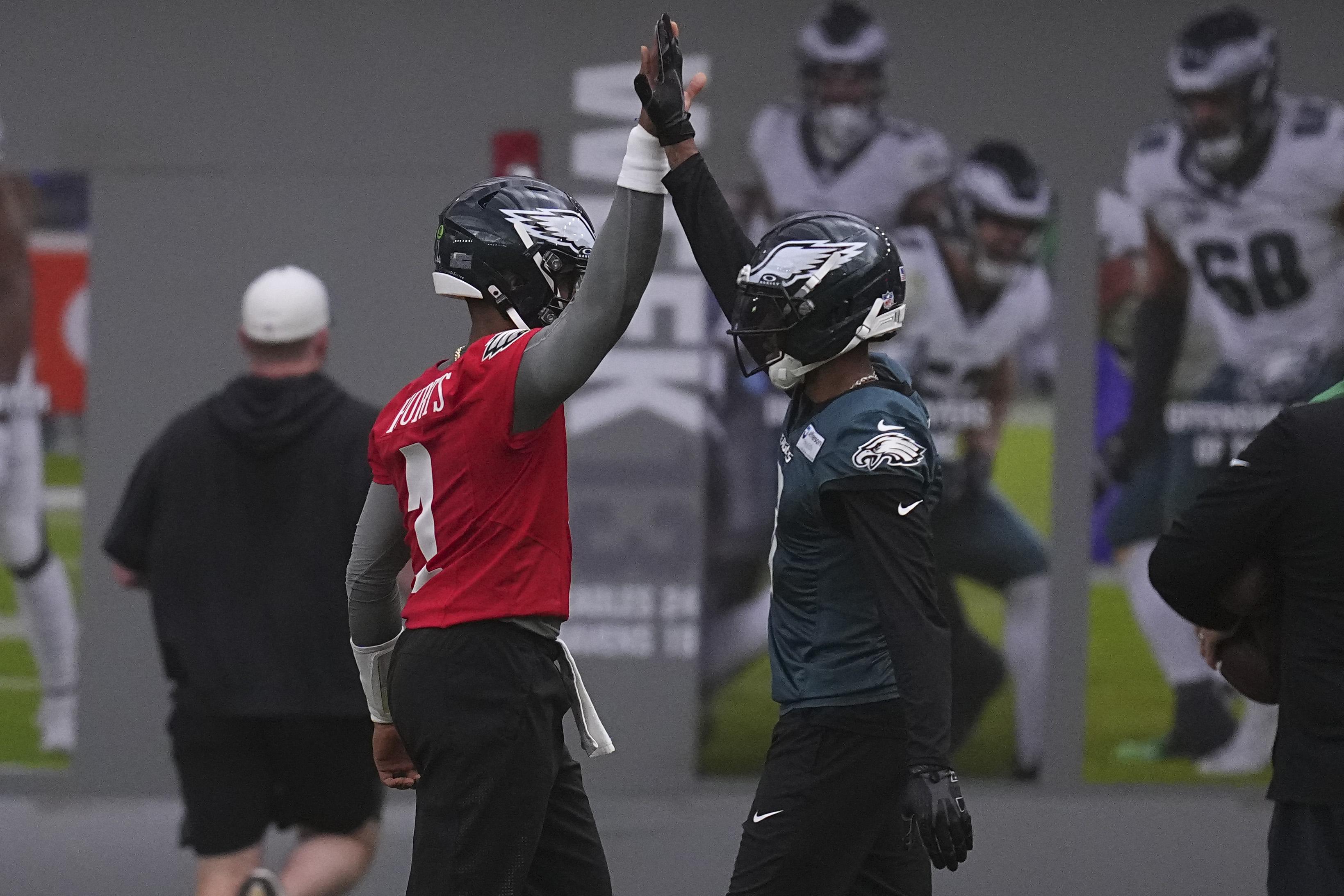 Eagles practice notes: Updates on Jalen Hurts, a new offense, the depth ...