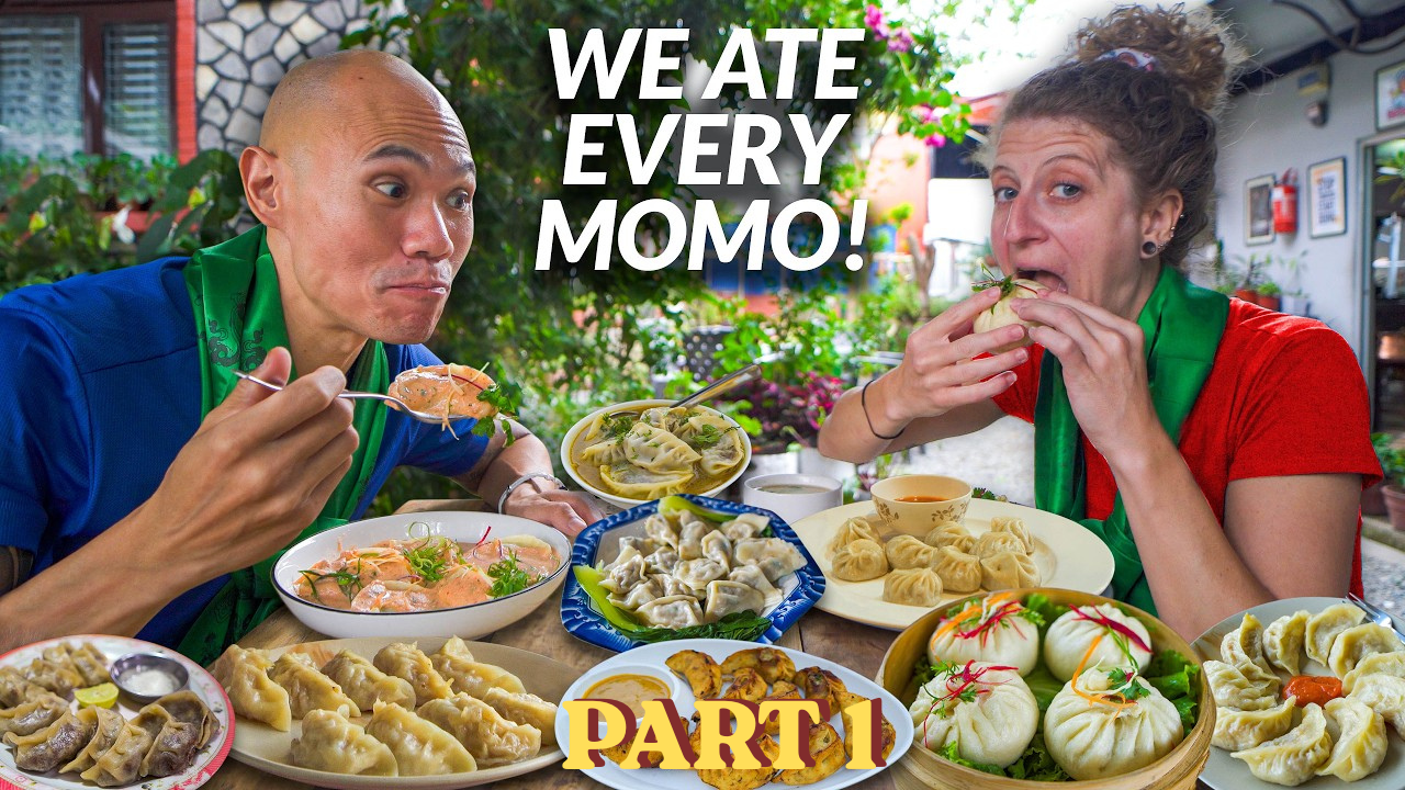 Epic 24 hour momo food tour through Pokhara Nepal part 1