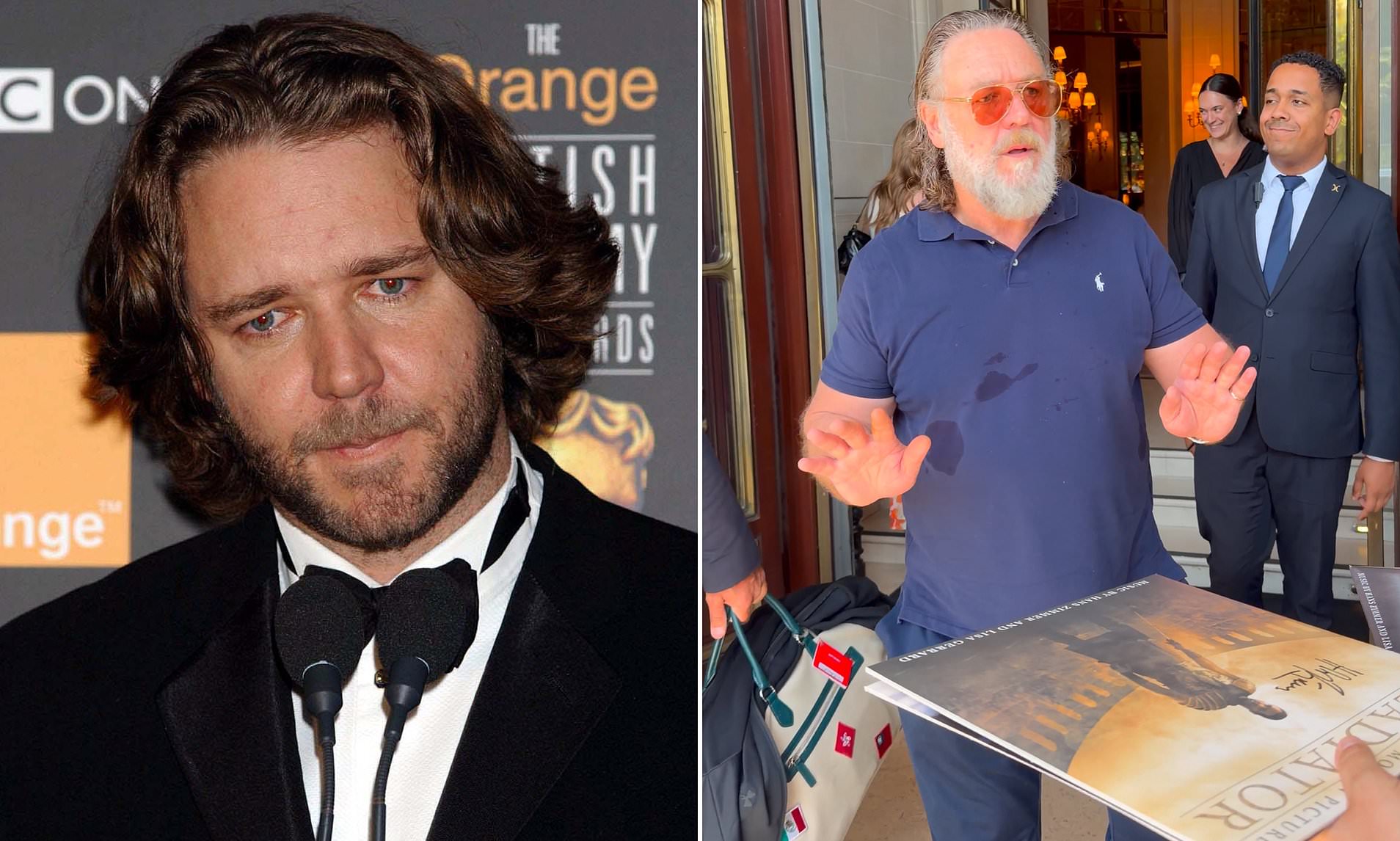 Is Russell Crowe the angriest man in showbiz? As the actor's temper ...