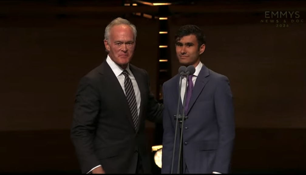 Student scholarship winner calls out CBS at News Emmys