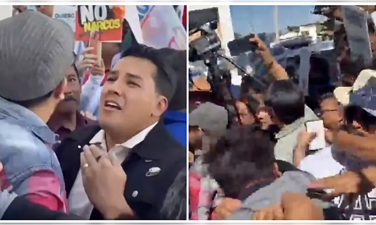 Simpatizantes del PAN terminan a golpes en evento de apoyo a Maru Campos