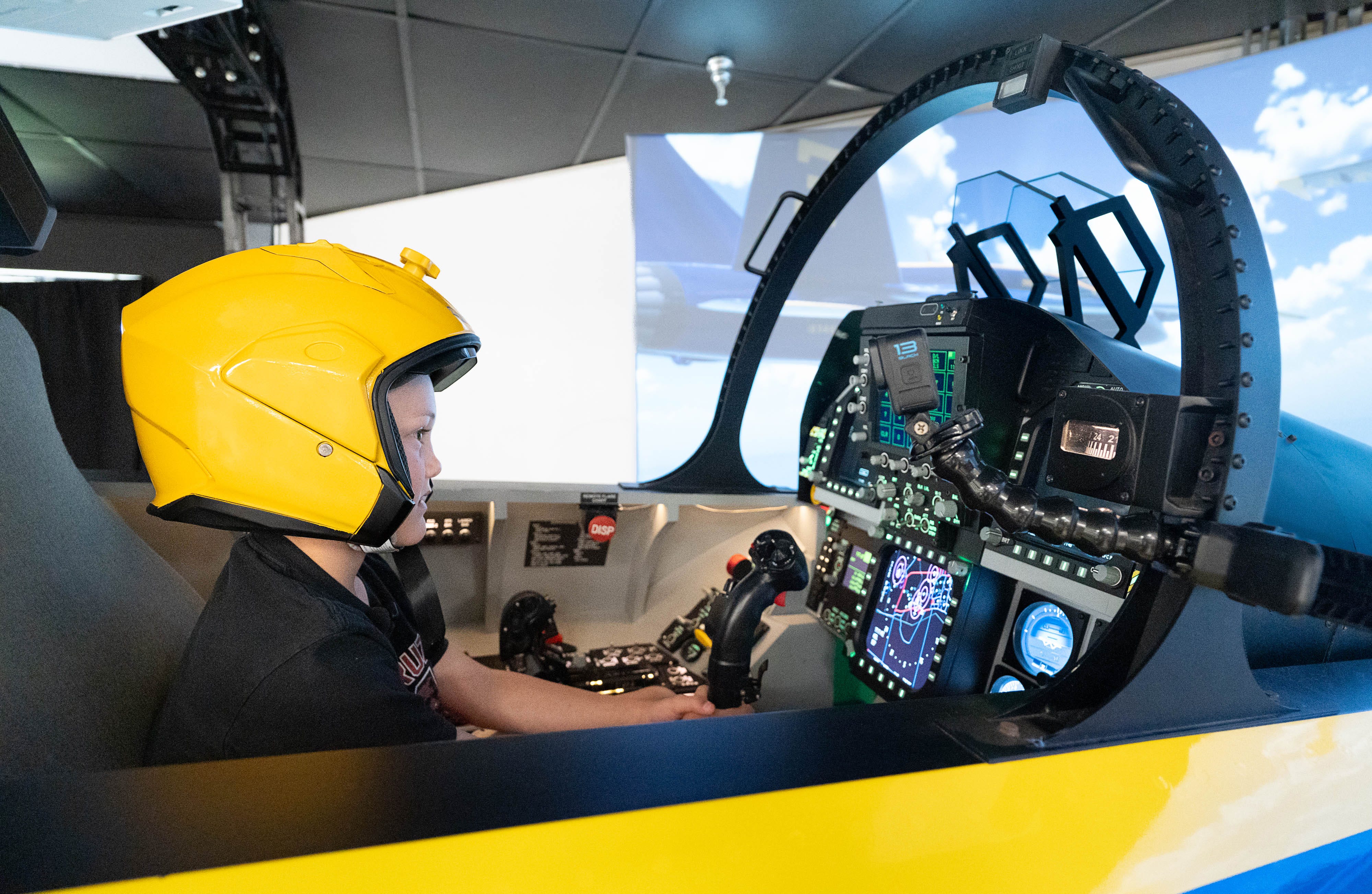 See what it's like to 'fly with the Blues' in this simulator