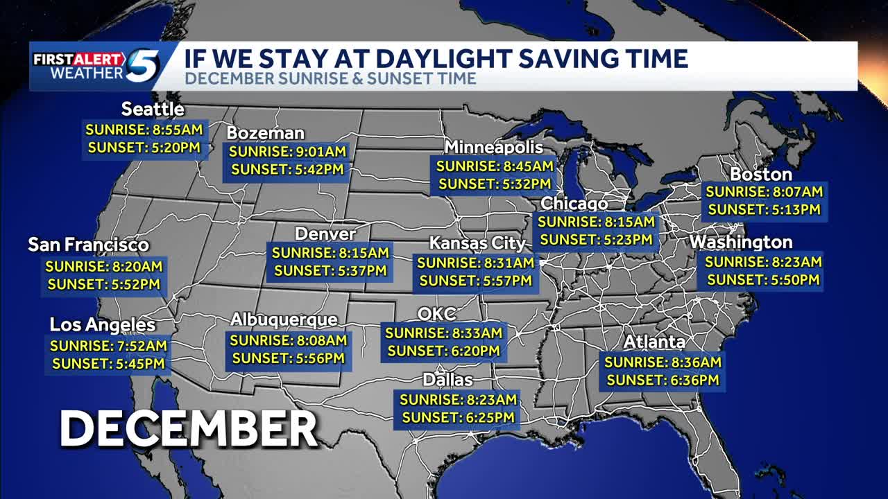 Sunshine Protection Act could bring permanent daylight saving time to ...