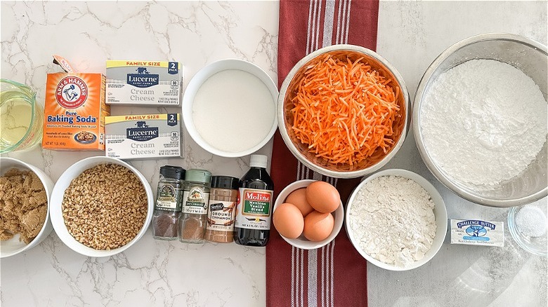 Carrot cake and cream cheese frosting recipe
