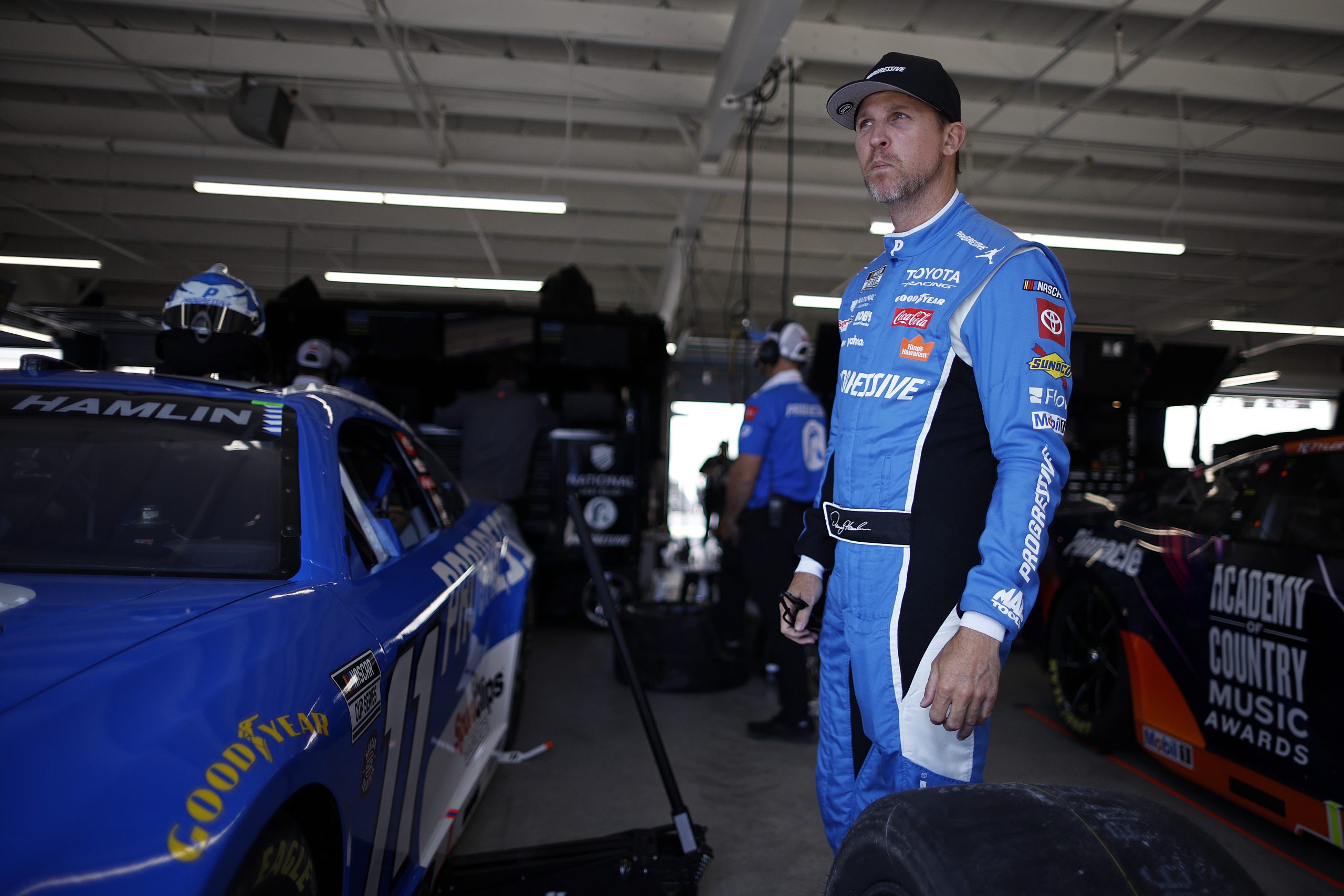 2026 NASCAR odds: Denny Hamlin favored for Nashville, Ryan Blaney one ...