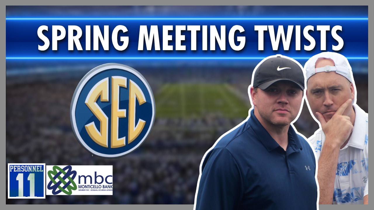 11 personnel: SEC spring meeting madness and Kentucky kickoff times