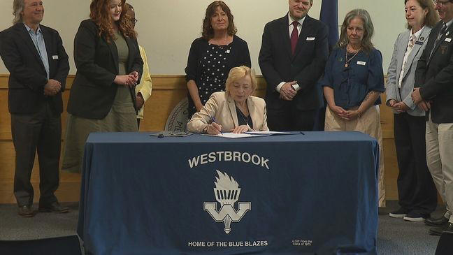 Gov. Mills signs law to ban cellphones in Maine schools