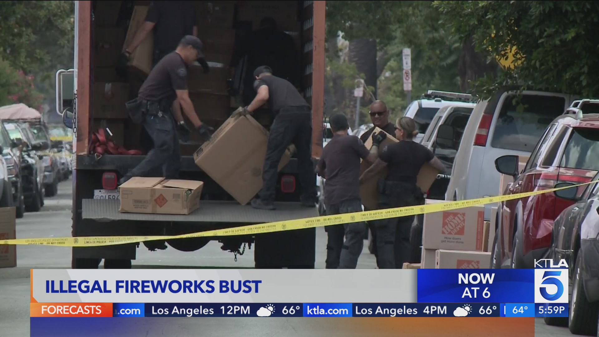 Illegal fireworks discovery prompt evacuations in South L.A.