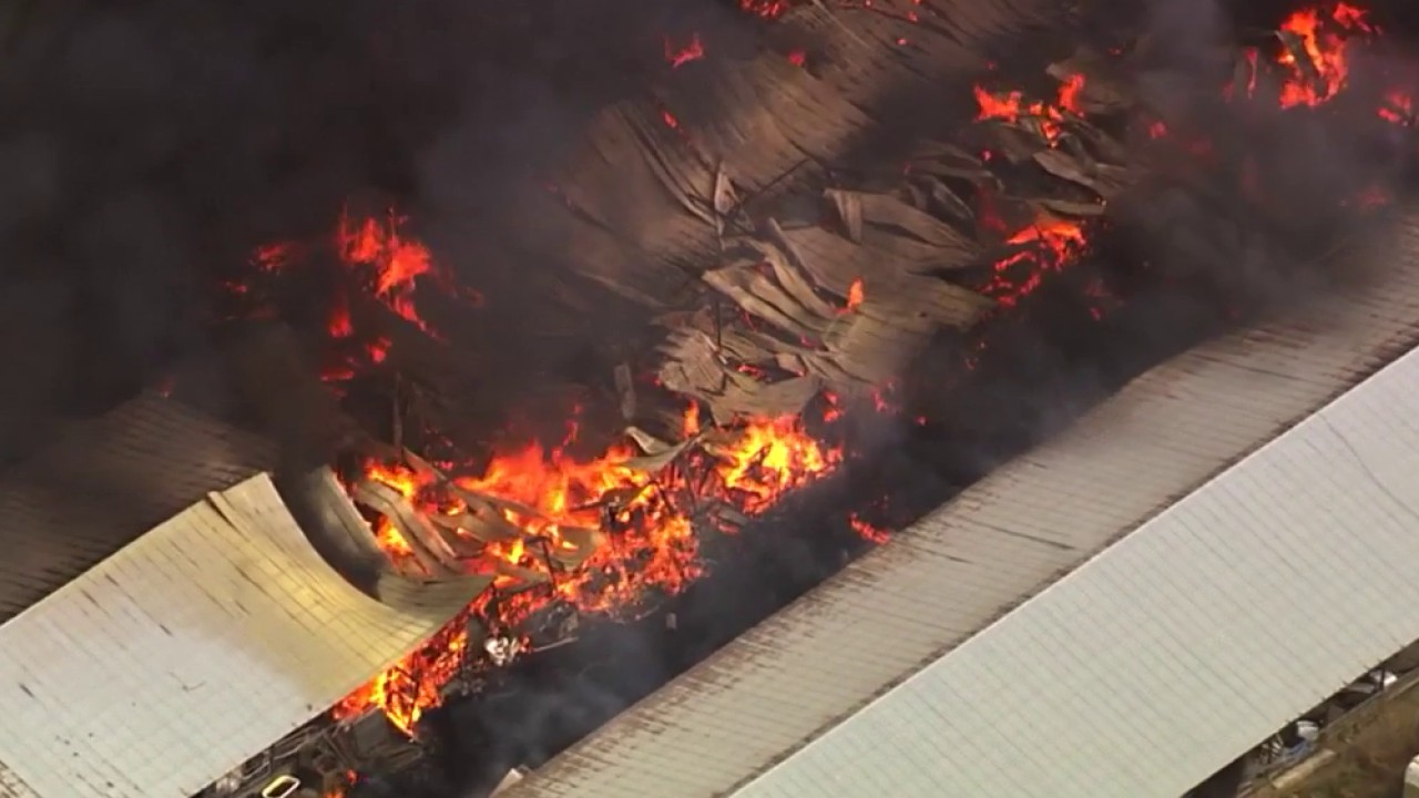 Fire torches multiple buildings in Livermore