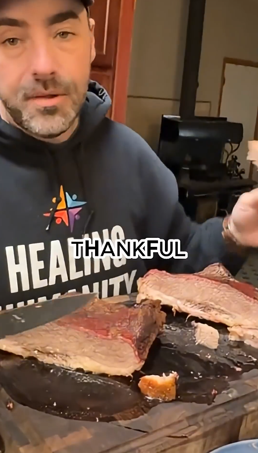 Thankful grateful blessed OMAD brisket feast experience