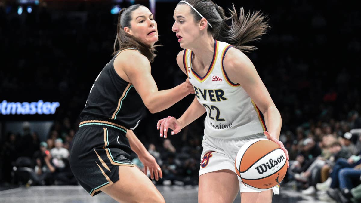 Caitlin Clark attends Giants game before facing Golden State Valkyries