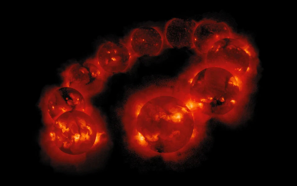 Helioseismic study finds sun’s magnetic activity shifting toward surface