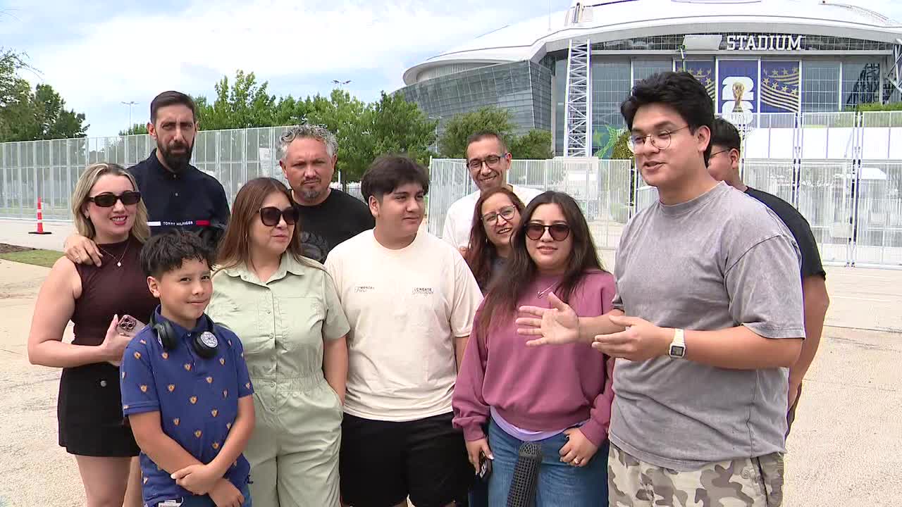 Look: AT&T Stadium begins covering sponsorship signage for FIFA World Cup