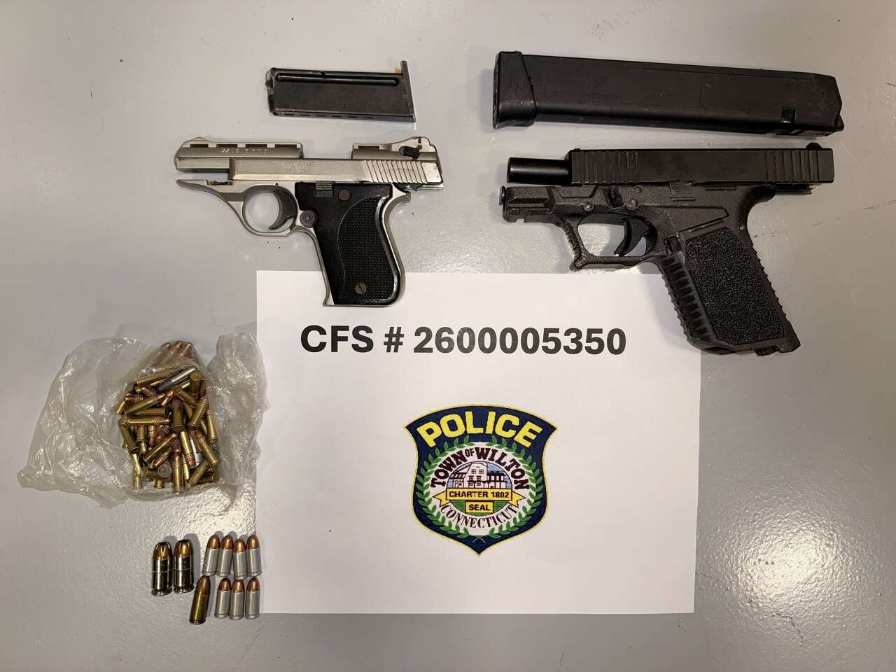 2 firearms, high-capacity magazine recovered following Wilton crash ...