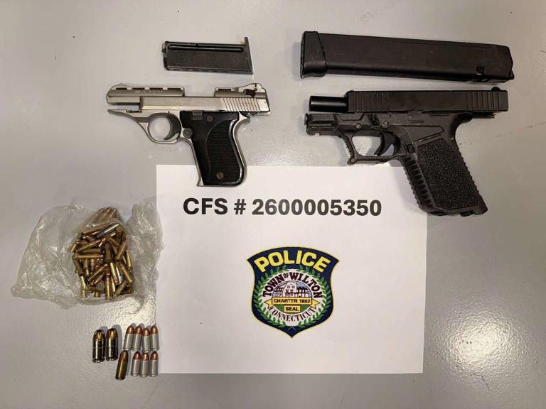 2 firearms, high-capacity magazine recovered following Wilton crash ...