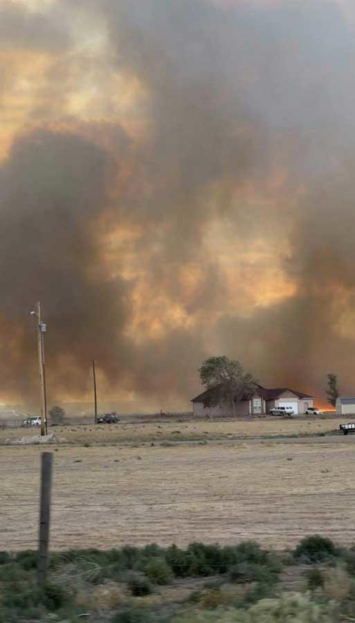 'Unpredictable' brush fire destroys homes in Mountain Home, causes injuries