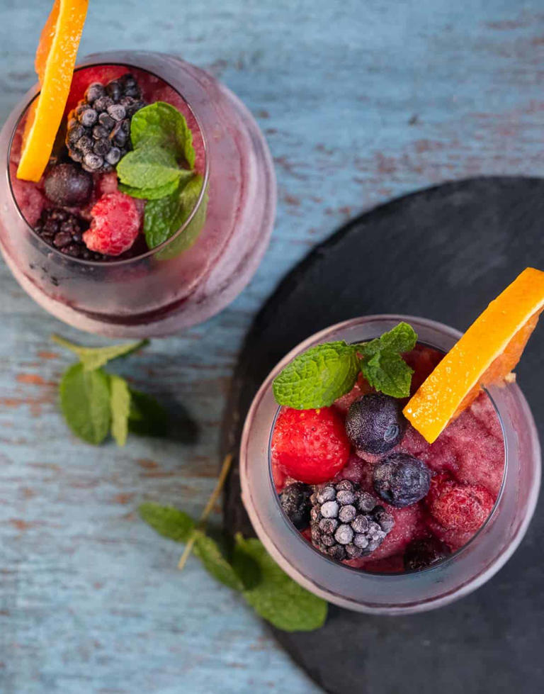 Red sangria slushie recipe (Ninja SLUSHI machine)
