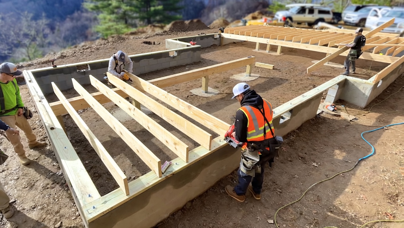Floor joist installation guide