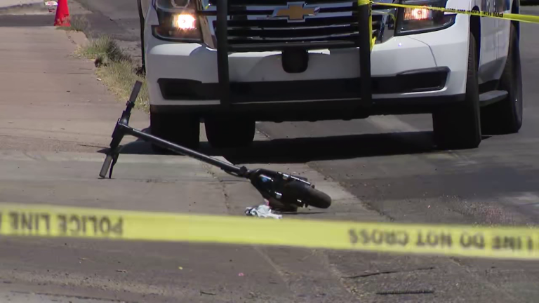 Woman riding electric scooter killed in South Phoenix car collision
