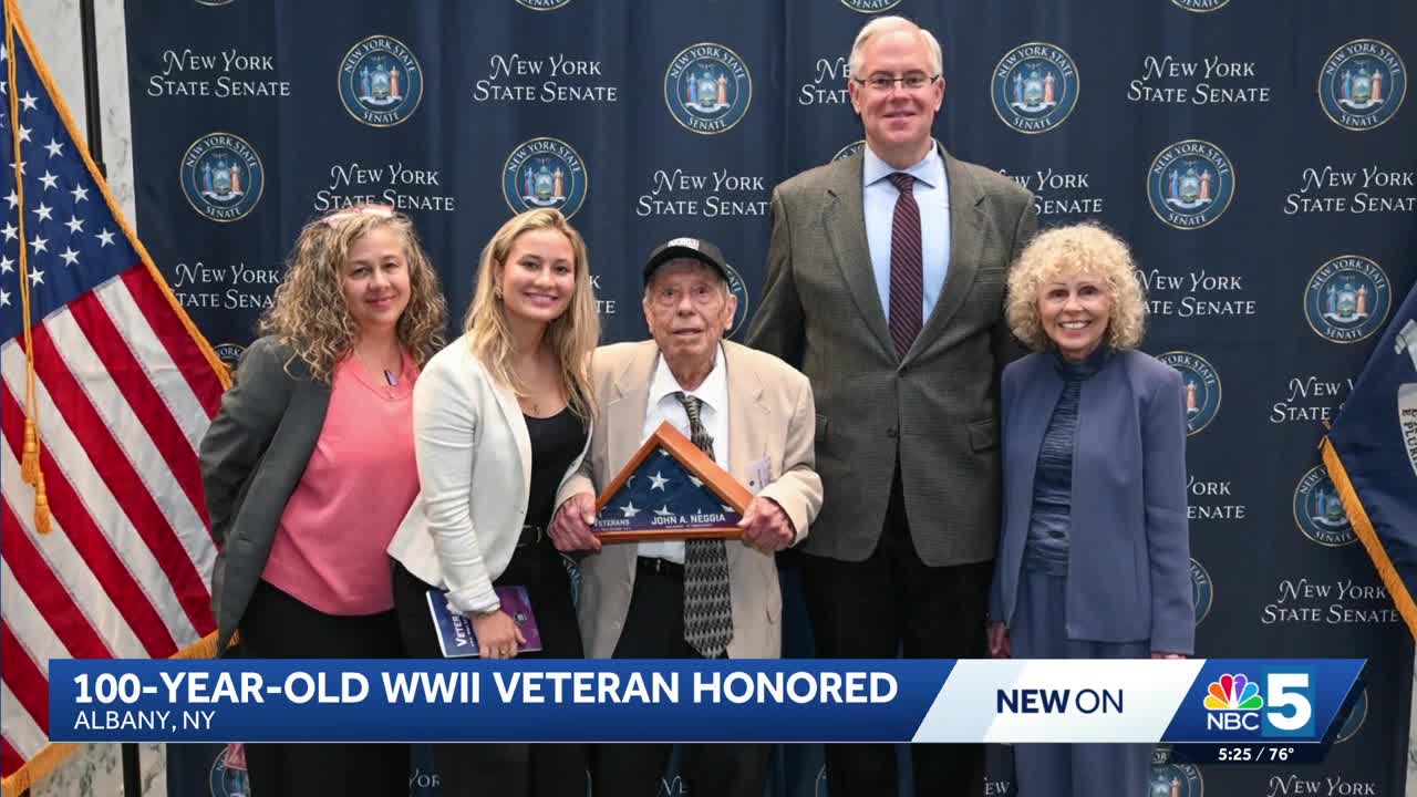 100-year-old World War II veteran from the North Country honored at New ...