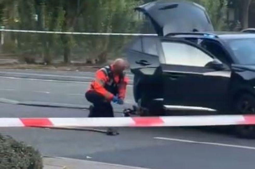 Armed police cordon off area in Salford as car searched in 'suspected ...