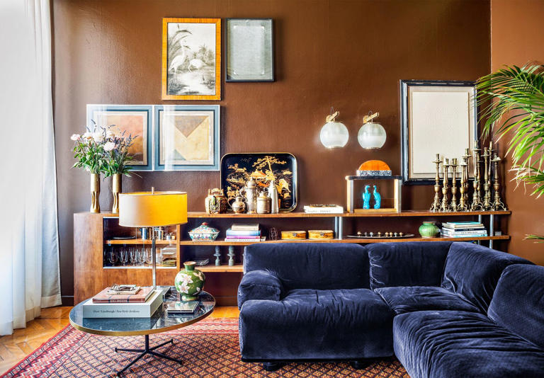 The best colors to pair with chocolate brown, according to designers
