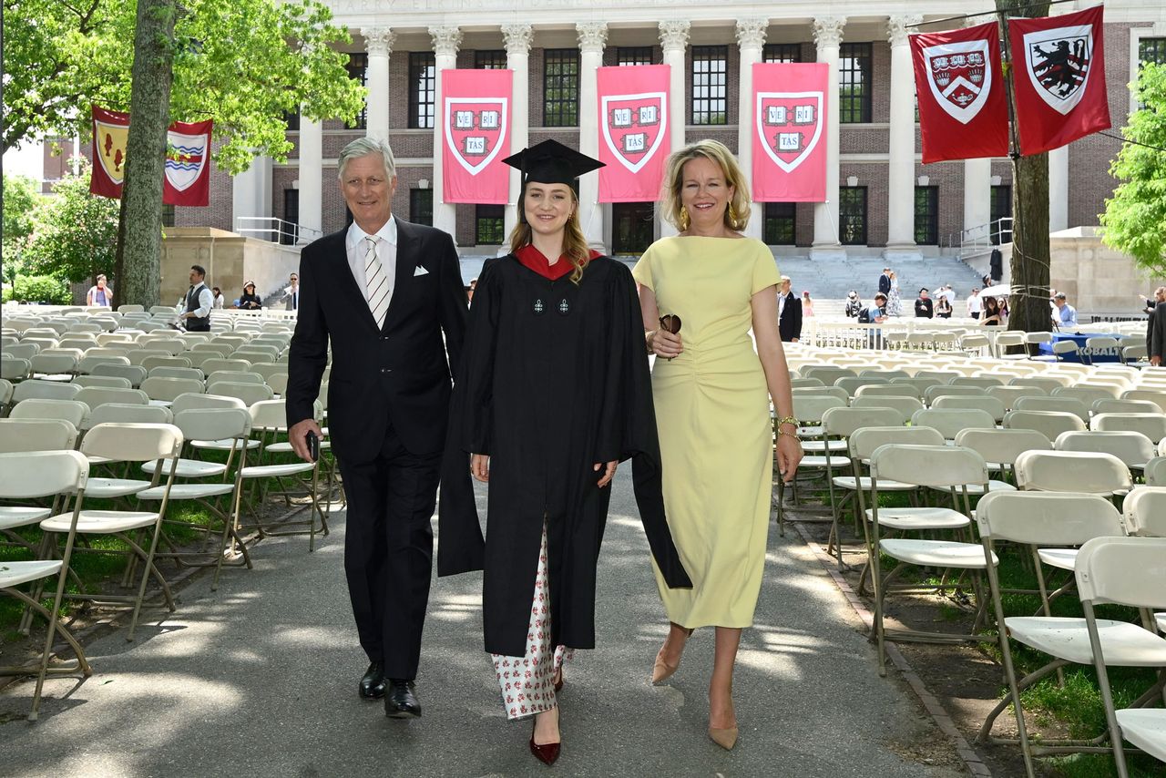 Belgium's future queen is a Harvard grad! See the proud royal parents ...