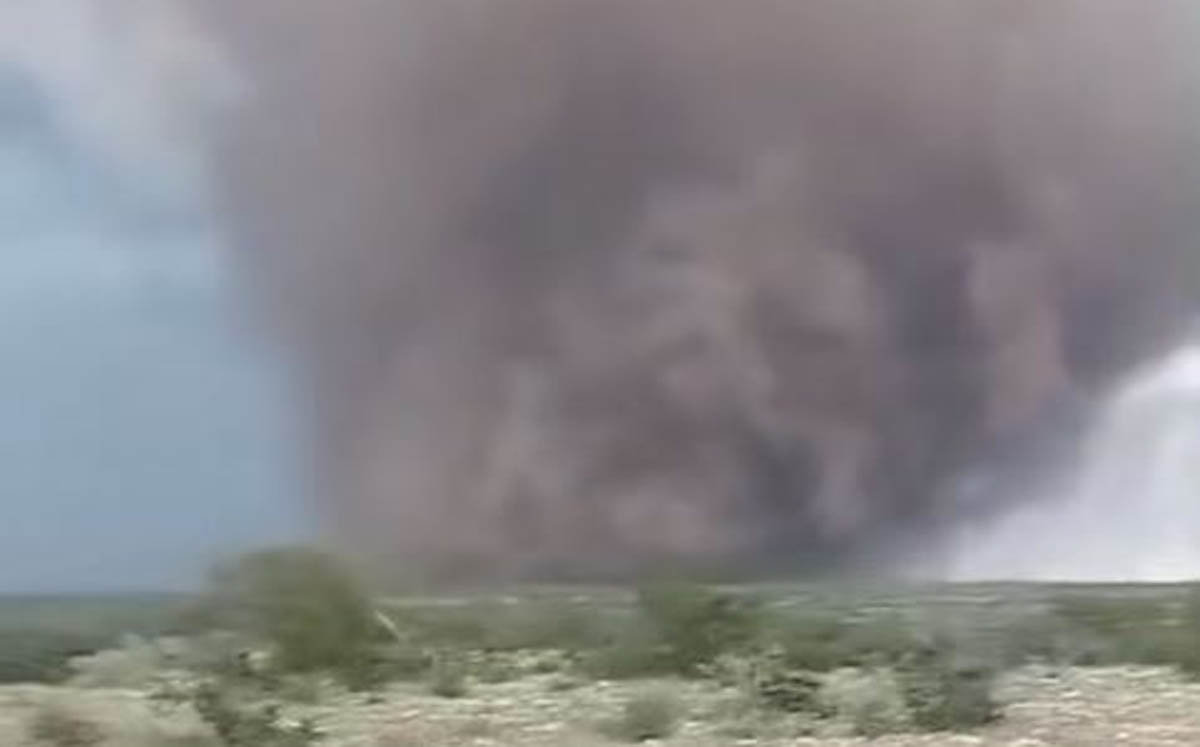Enorme tornado pasa al norte de Coahuila; afectó 11 viviendas de la ...