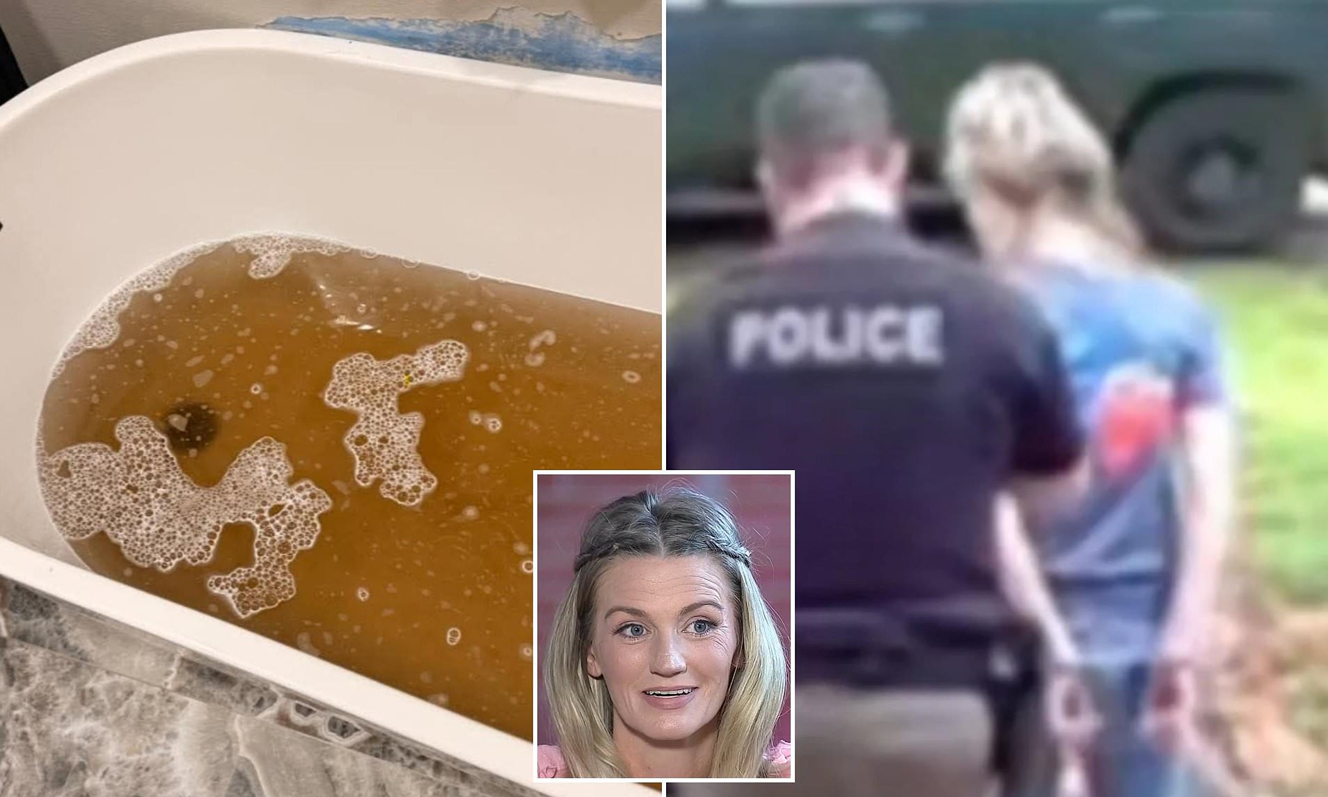 Texas mom arrested for posting photos of city's 'unsafe' brown drinking ...