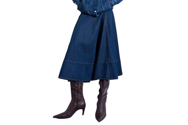 Martha Stewart’s denim midi skirt is the cooler and more comfortable ...