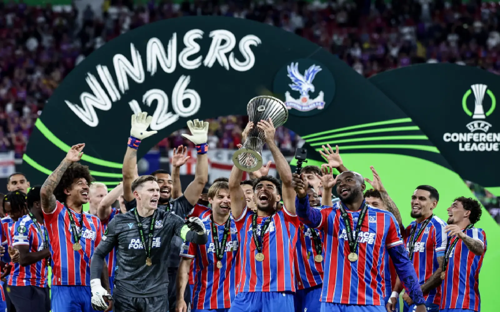 Mateta sinks Rayo as Palace win Conference League in Glasner farewell