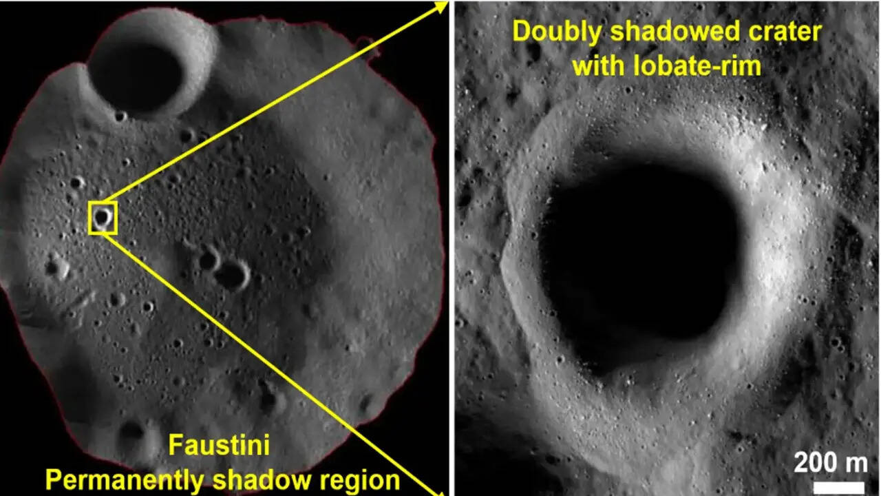 ISRO detects possible underground ice in lunar south pole craters using ...
