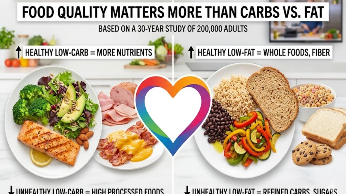Think low-carb or low-fat is best for your heart? A massive 30-year ...