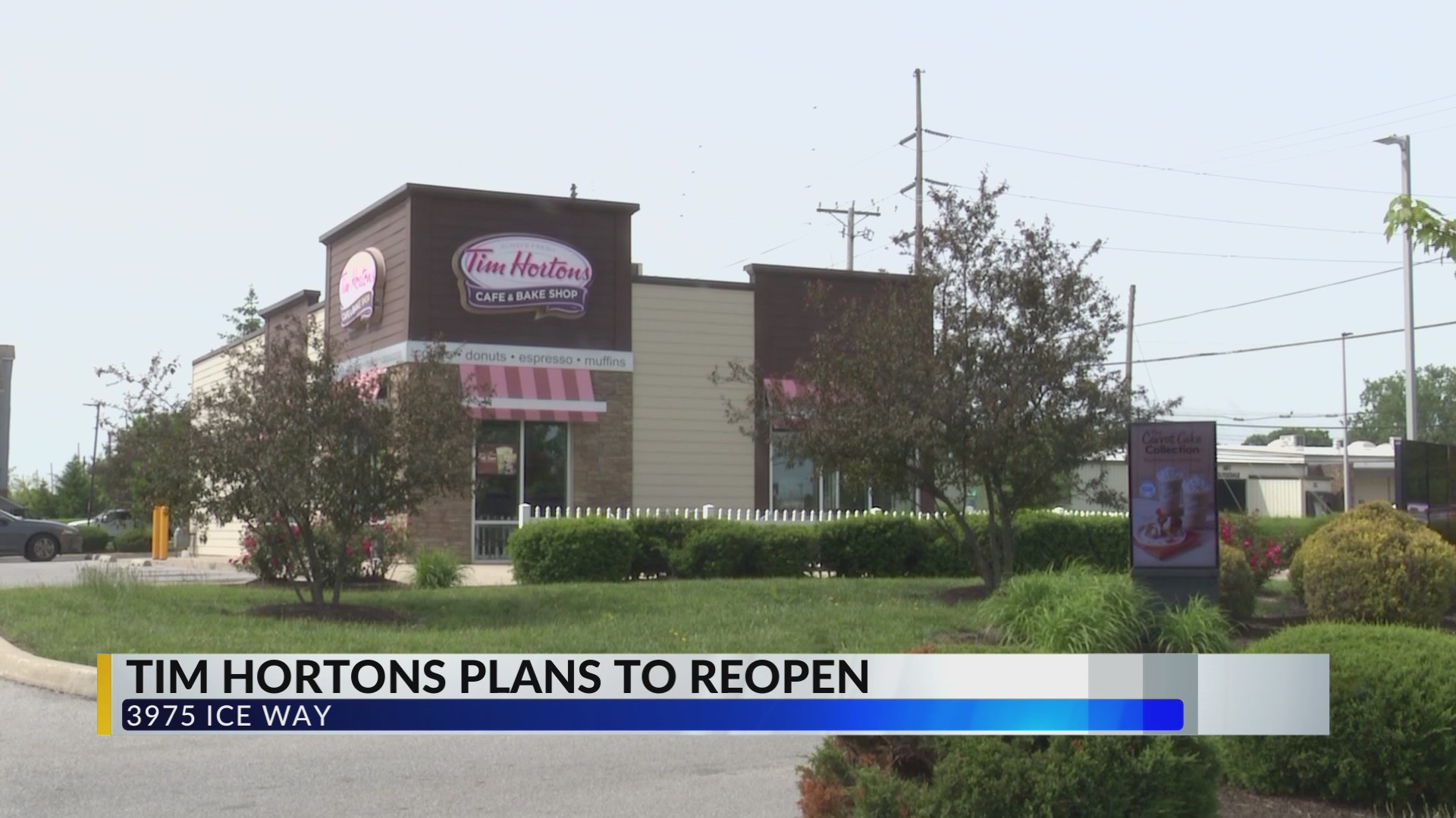 Tim Horton's plans to reopen