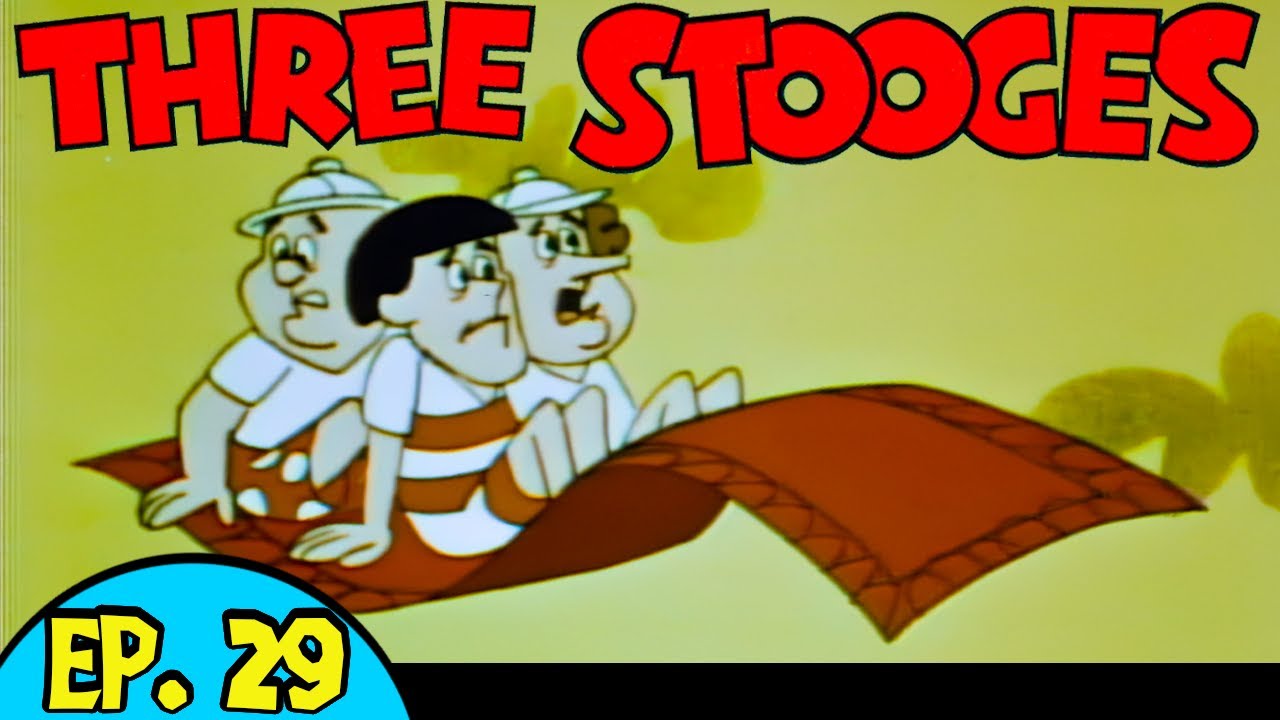 Three Stooges cartoon - Ep 29 Clarence of Arabia