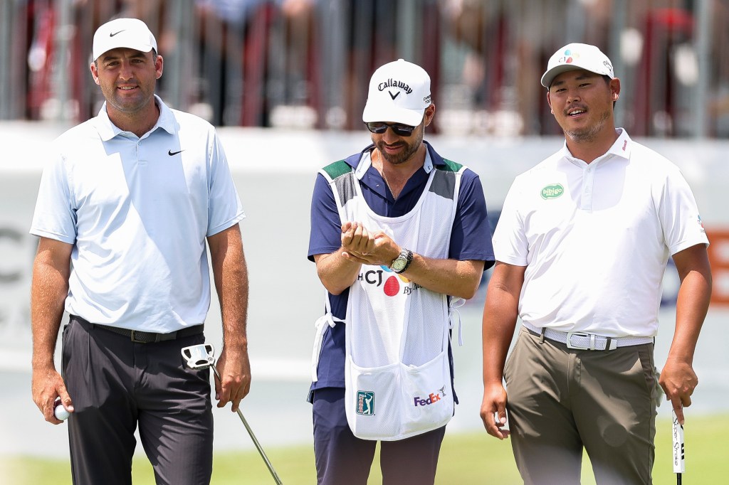 Si Woo Kim posts workout video with Scottie Scheffler after Sunday battle