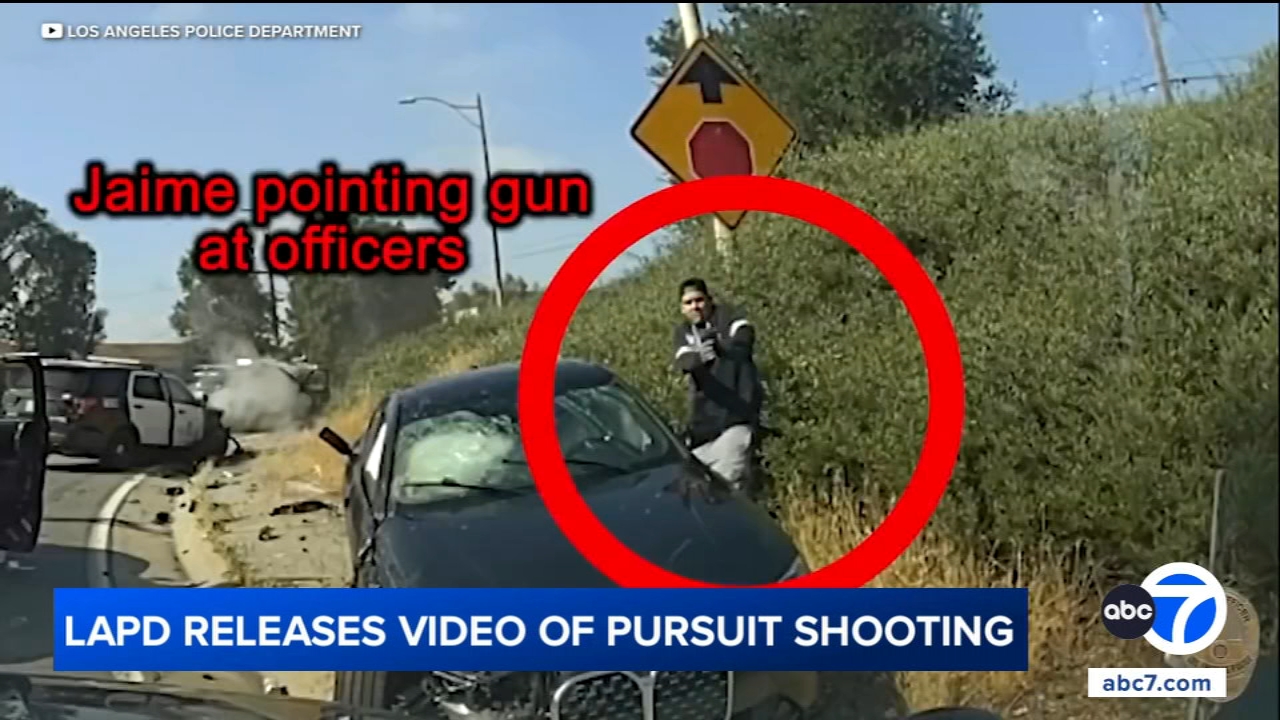 LAPD releases bodycam video of deadly BMW pursuit shooting in East LA