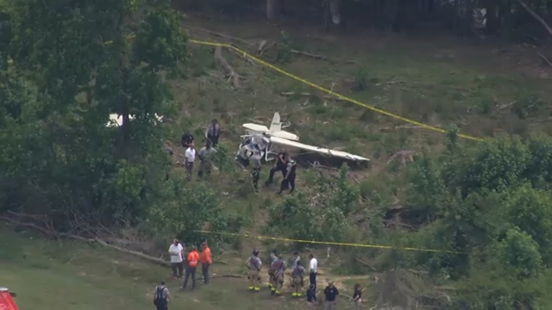 2 rushed to hospital after small plane crashes near Knightdale