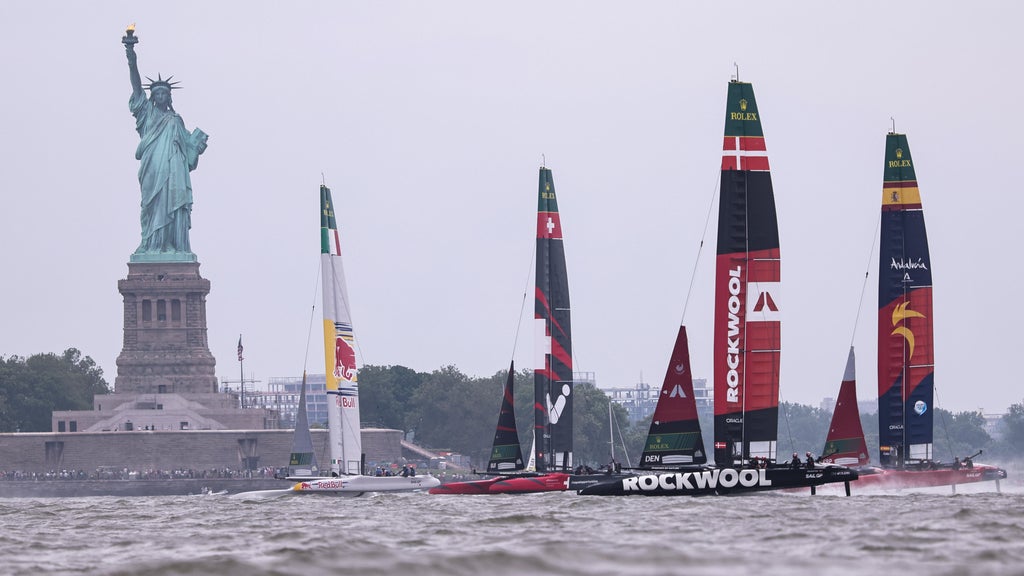 SailGP's Mubadala New York Sail Grand Prix turns the NYC harbor into a ...
