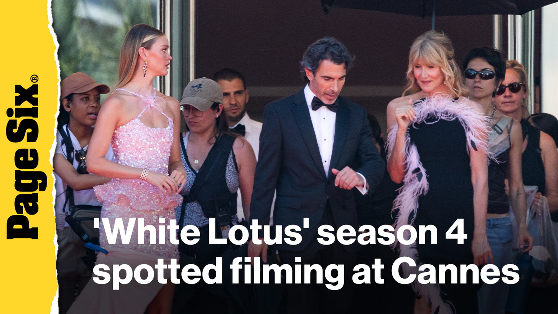 Laura Dern, Marissa Long and Steve Coogan spotted filming 'White Lotus ...