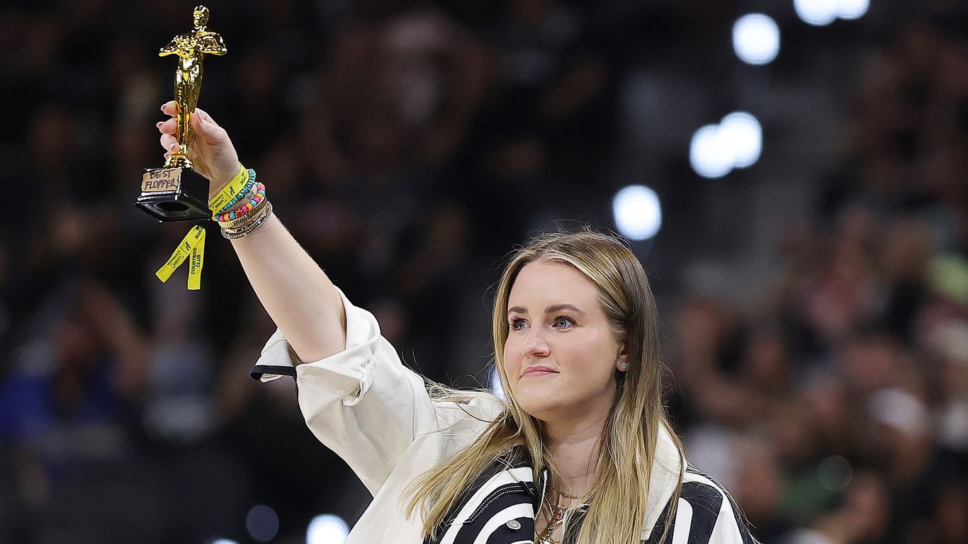Here's the backstory of the Spurs fan with the 'Best Flopper' trophy